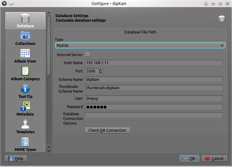 digikam using digikam with mysql kde userbase wiki