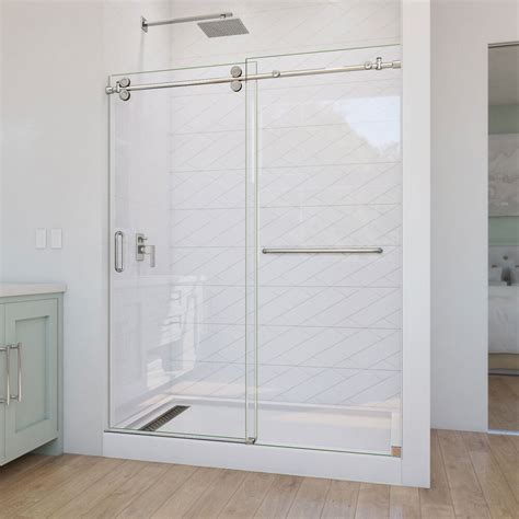 Dreamline Enigma Cxo 56 60 Inch W X 76 Inch H Frameless Shower Door In