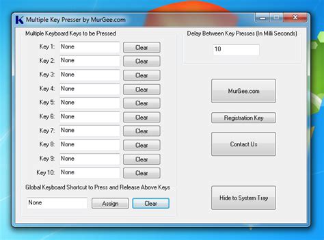 press multiple keys on keyboard with multiple key presser