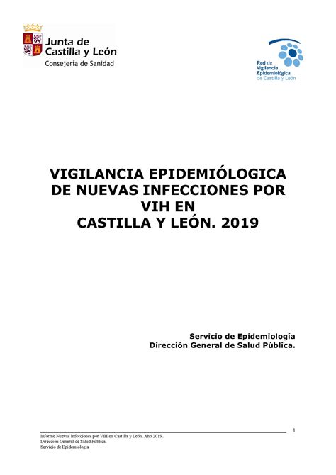 Vigilancia Epidemiólogica De Nuevas Infecciones Por Vih En Castilla Y