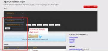 javascript jquery selectbox issue with latest chrome