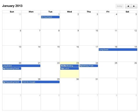feature rich and draggable event calendar plugin