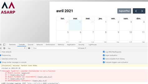 fullcalendar error uncaught typeerror calendar fullcalendar is not a