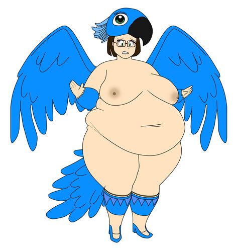 Rule 34 Bikini Bird Costume Breasts Costume Fat Linda Gunderson