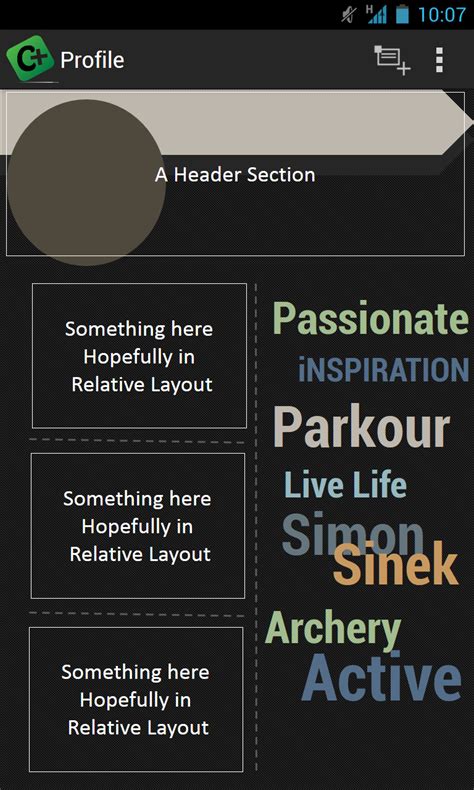 android dynamically resize relative layout stack overflow