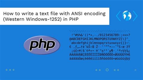 how to write a text file with ansi encoding western windows 1252 in