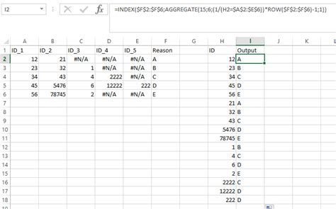 excel if vlookup returns error then how to increment the table array