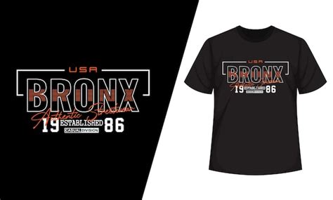 Premium Vector Authentic Bronx Denim Streetwear Tshirt And Apparel