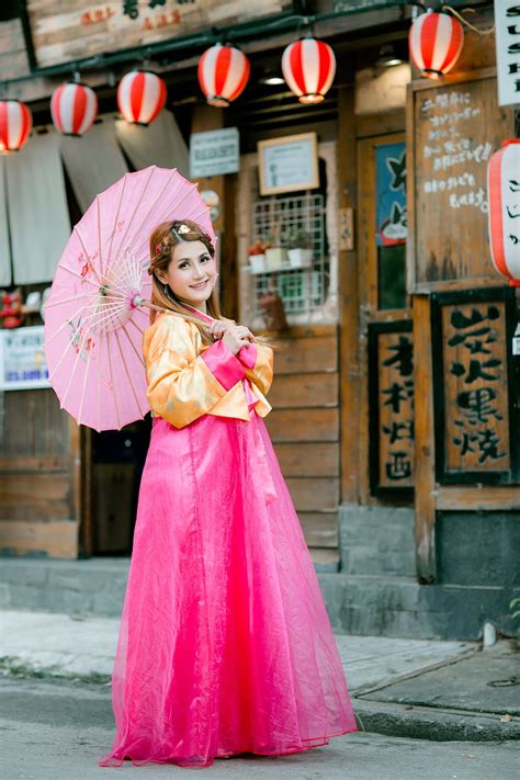 Hd Wallpaper Korean Girl Portrait Hanbok Asian Woman Young