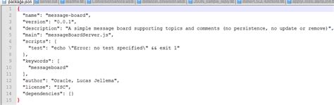 deploying a node js application to the oracle application container
