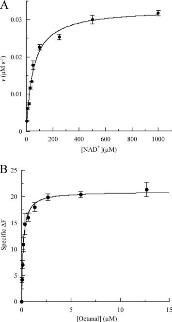 Examples Of A Kinetic Saturation Curves At 37 Bullet C And Ph 8 5