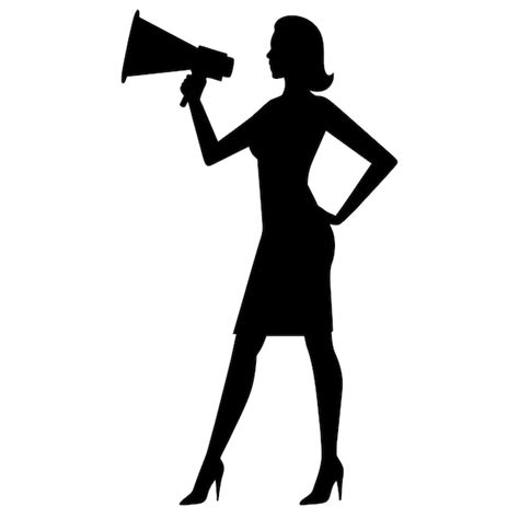 Premium Vector A Woman Stands In Front Of A White Background With Her