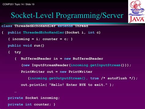 ppt comp201 java programming part iii advanced features