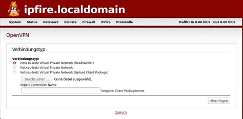 setup of a vpn server using ipfire