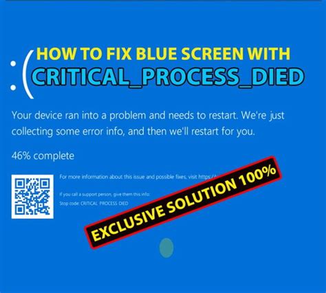 How To Fix Critical Process Died Boot Loop Windows 10and11