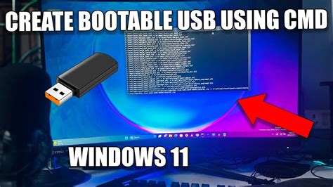 How To Create Bootable Windows 11 Usb Using Cmd Command Prompt Youtube