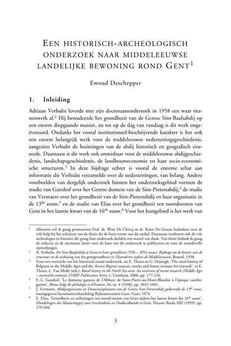 Pdf Een Historisch Archeologisch Onderzoek Naar Middeleeuwse