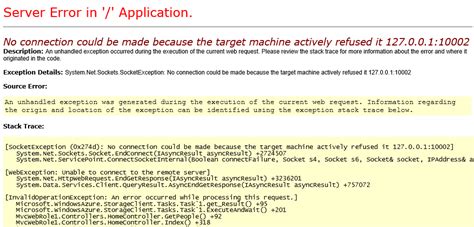 windows azure ends connection and returns a 324 error code