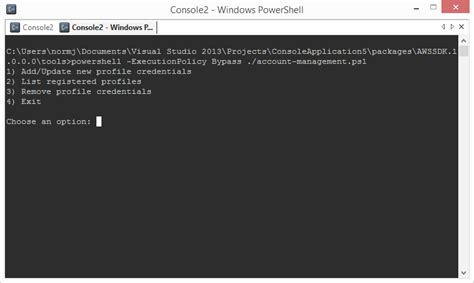 referencing credentials using profiles aws developer tools blog
