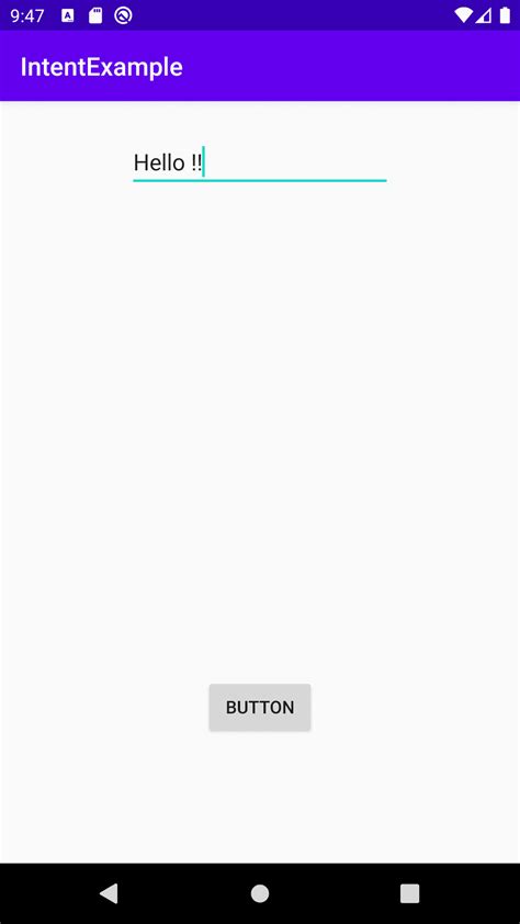 android kotlin example to pass data from one activity to another