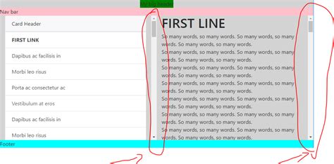 css different behavior of flexbox with overflow y scroll on safari