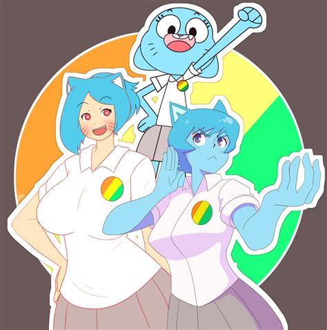 Gumball смешные картинки и другие приколы комиксы гиф анимация