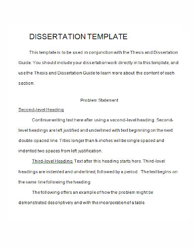 Free 10 Dissertation Problem Statement Samples In Pdf Doc