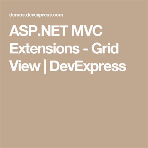 asp mvc extensions grid view devexpress extensions grid views