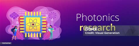 Header Banner Konsep Teknologi Optik Ilustrasi Stok Unduh Gambar