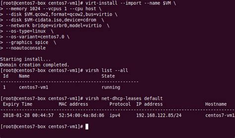 how to install kvm on centos 7 rhel 7 headless server nixcraft