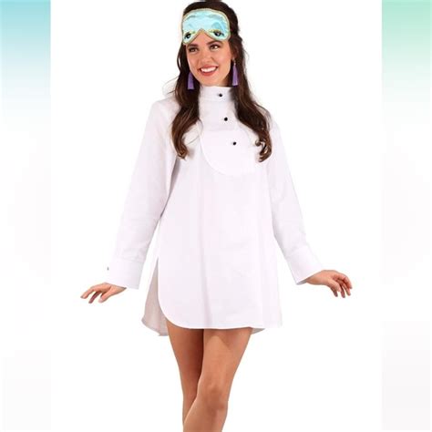 Dresses Halloween Costume Breakfast At Tiffanys Tuxedo Shirt Dress