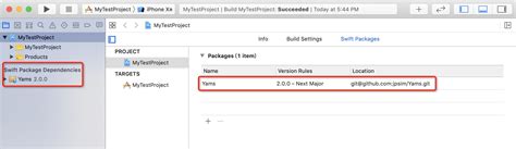 在 xcode 中使用 swift package 简书