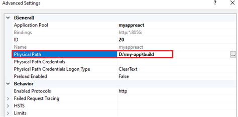 reactjs react app route not working after deployed to iis stack