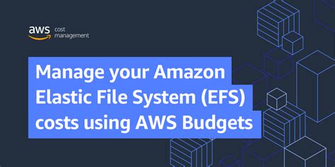 amazon elastic file system efs aws cost management
