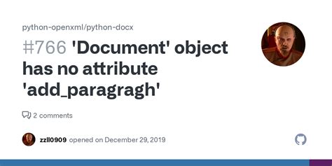 document object has no attribute add paragragh · issue 766