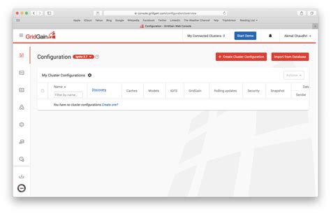using no rip and replace with apache ignite mysql and node js