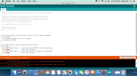 error compiling for board arduino genuino uno installation