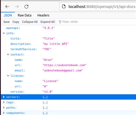 spring boot openapi 3 example asb notebook