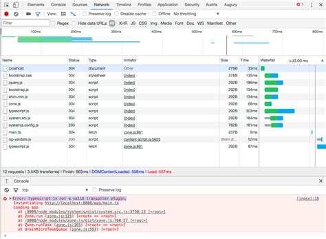 javascript unable to load transpiler stack overflow