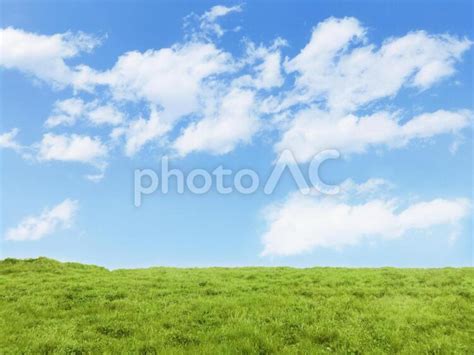 草原と青空と雲 No 427621｜写真素材なら「写真ac」無料（フリー）ダウンロードok