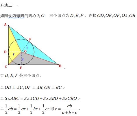 如何学好高中数学 利用内切圆公式快速解题 李泽宇数学