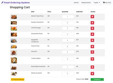 online food ordering system in php with source code codeastro