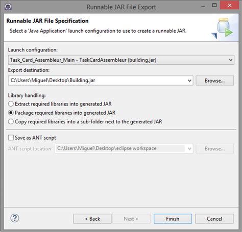 java could not find or load the main class after build