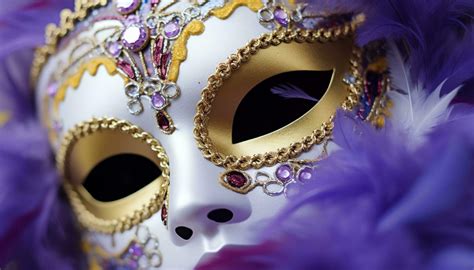Ai Generated Feathered Mask Hides Elegance In Italian Mardi Gras