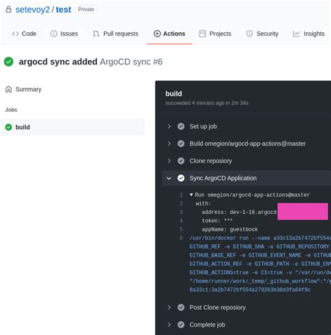 github github actions overview and argocd deployment example