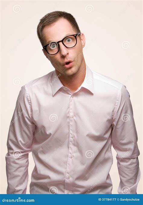 Crazy Man Amazed Stock Image Image Of Looking Male 37784177