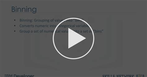 binning in python data wrangling coursera