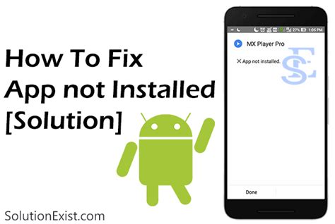 how to fix app not installed error in android phone solution exist