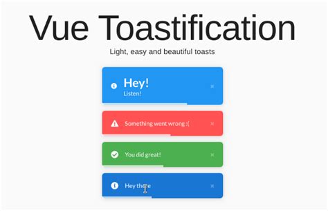 toast vue js examples