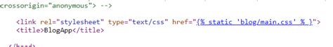 html css static file is not loading in django stack